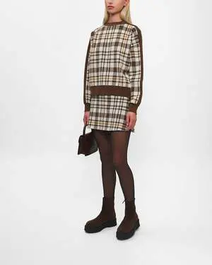 Rodebjer Tendai Eco Check Mini Skirt