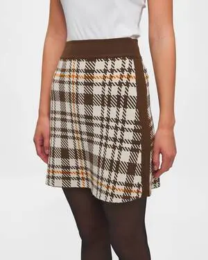 Rodebjer Tendai Eco Check Mini Skirt