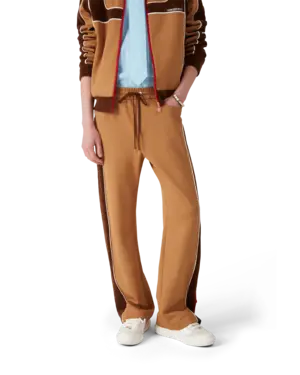 Casablanca Chenille Panelled Track Pants