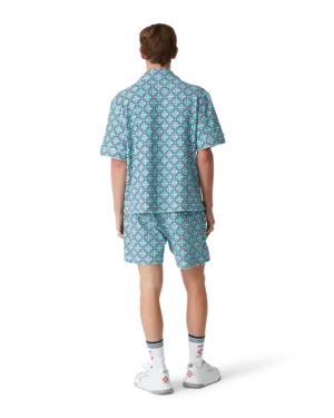 Casablanca Monogram Short Sleeve Towelling Shirt - Multicolor