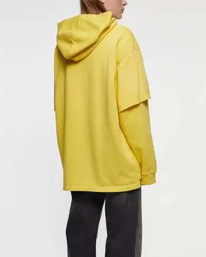 Acne Studios Layered Garment-dyed Hoodie