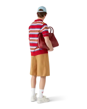Casablanca Stripe Oversized Polo Shirt