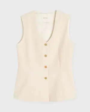 By Malene Birger Button Detailed Vests For Women