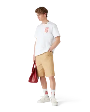 Casablanca Cotton Twill Shorts