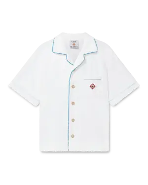 Casablanca Tennis Stripe Short Sleeve Towelling Shirt - Multicolor