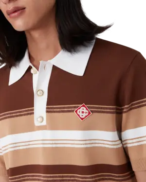 Casablanca Stripe Polo Shirt