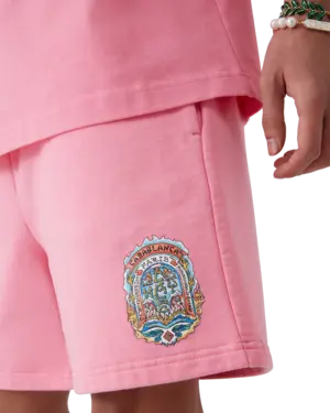 Casablanca Gothic Logo Sweatshorts - Multicolor
