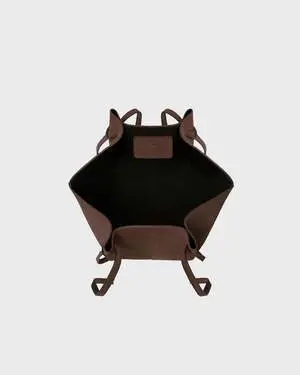 Yuzefi Mochi Suede Bag - Chocolate