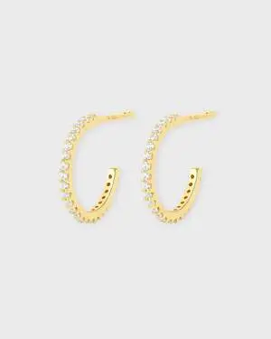 CBYC Earrings Mini Hoops 12 Mm - Gold