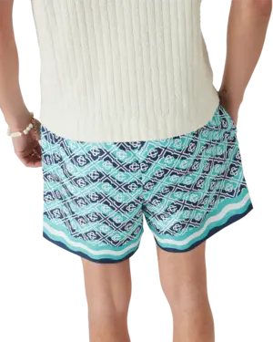 Casablanca Monogram Wave Swim Shorts