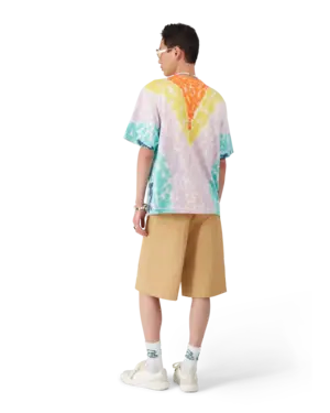 Casablanca Surf Trip Tie Dye Short Sleeve T-shirt - Multicolor