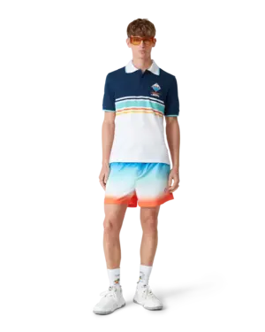 Casablanca Gradient Jacquard Swim Shorts - Orange