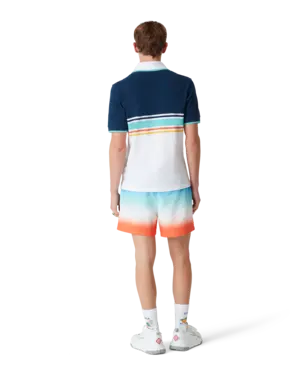 Casablanca Gradient Jacquard Swim Shorts - Orange