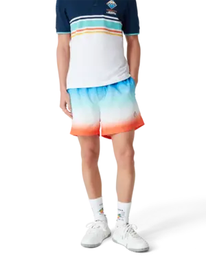 Casablanca Gradient Jacquard Swim Shorts - Orange