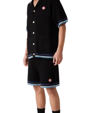 Casablanca Gothic Crochet Shorts - Multicolor