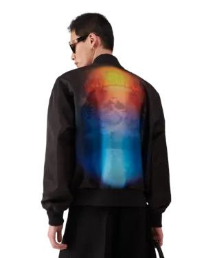Casablanca Organza Gradient Bomber Jacket - Multicolor