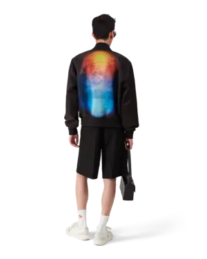 Casablanca Organza Gradient Bomber Jacket - Multicolor