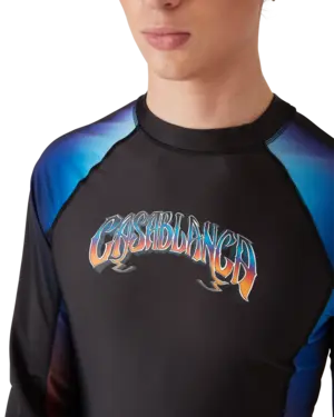 Casablanca Gradient Rash Vest