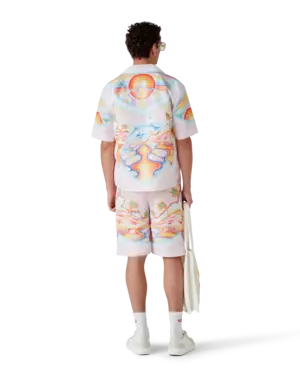 Casablanca Psychedelic Nirvana Swim Shirt