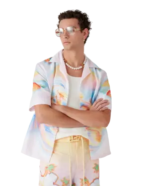 Casablanca Psychedelic Nirvana Swim Shirt