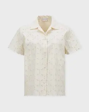 Moncler Shirt Broderie Anglaise