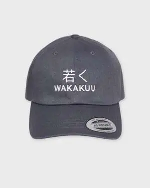 WAKAKUU Low Profile Cap - Dark Grey