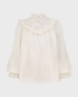 Zimmermann Lace Billow Blouse