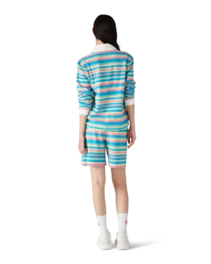 Casablanca Stripe Towelling Shorts