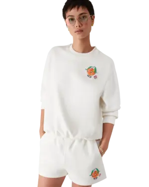 Casablanca Mascot Embroidered Sweatshirt