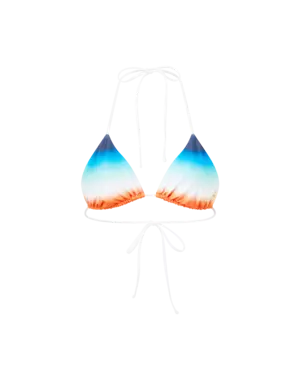 Casablanca Gradient Bikini Top - Orange