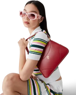 Casablanca Jeanne Pochette Shoulder Bag