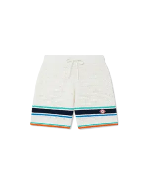 Casablanca Ribbed Shorts For Women