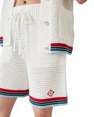 Casablanca Gothic Crochet Shorts