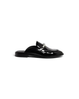 Casablanca Bamboo Slip-on Loafer - Black