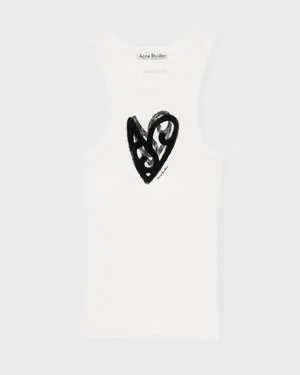 Acne Studios Heart Logo Top