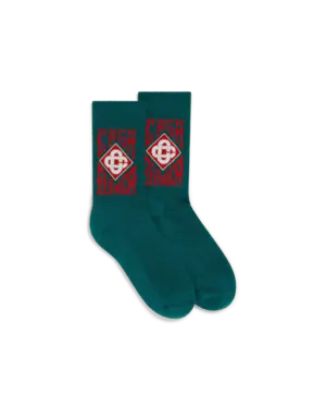 Casablanca Gothic Logo Socks - Multicolor