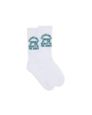 Casablanca Beauty Of The World Socks - White