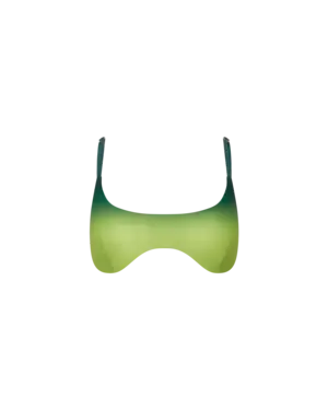 Casablanca Gradient Bikini Bra - Green