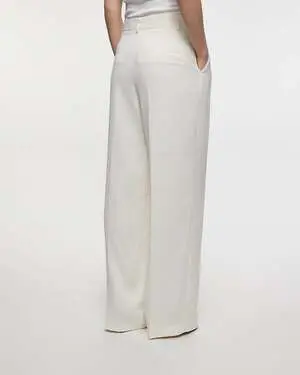 ANDIATA Trousers Gytta - Chalk