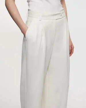ANDIATA Trousers Gytta - Chalk