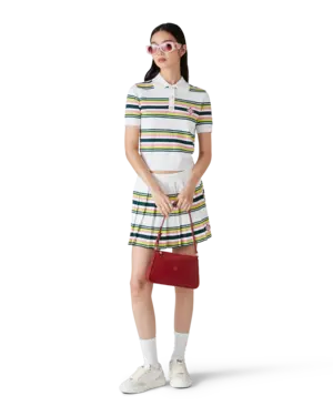 Casablanca Stripe Polo Shirt - Green
