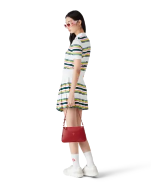 Casablanca Stripe Polo Shirt - Green