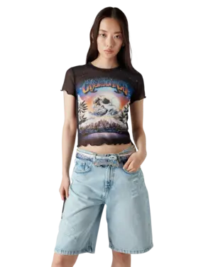 Casablanca La Prémonition Mesh Short Sleeve T-shirt