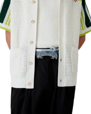 Casablanca La Premonition Leather Belt