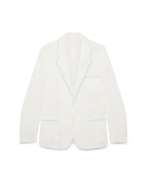 Casablanca Linen Single-breasted Jacket