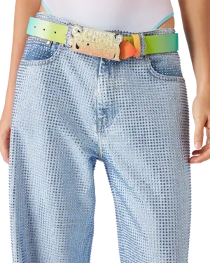 Casablanca La Musique Leather Belt