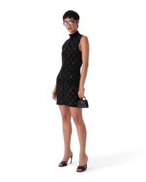 Casablanca Monogram Jacquard Mini Dress