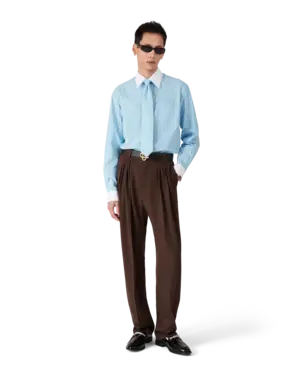 Casablanca Wool Five-pleat Trousers