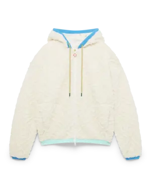 Casablanca Monogram Jacquard Fleece Jacket - Multicolor