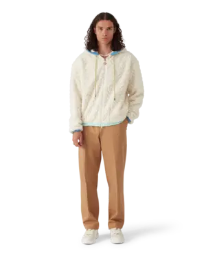Casablanca Monogram Jacquard Fleece Jacket - Multicolor